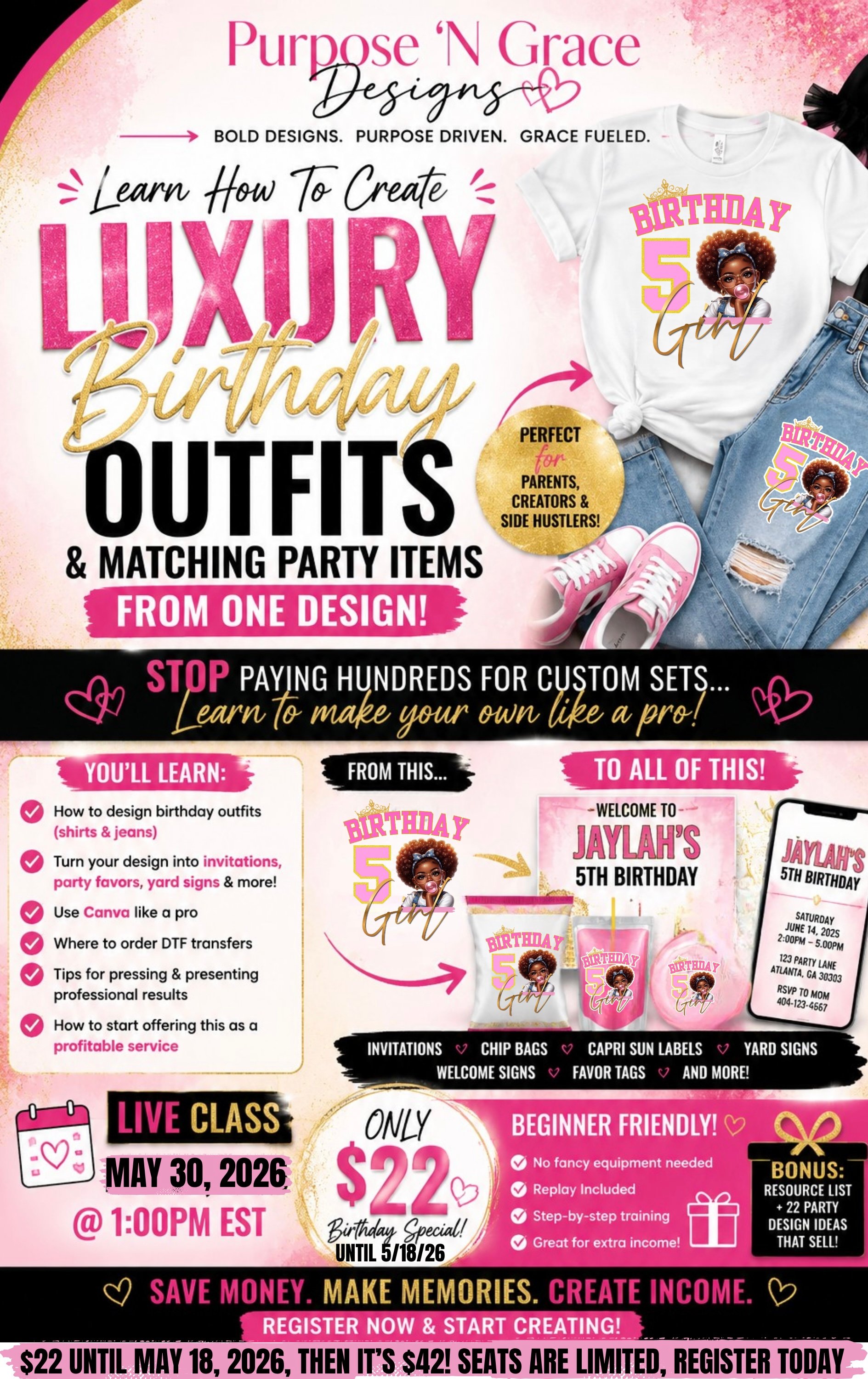 Purpose ‘N Grace Designs - Classes - Payhip