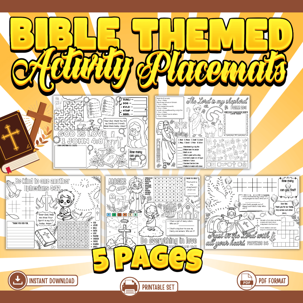 Bible Themed Placemat - Payhip
