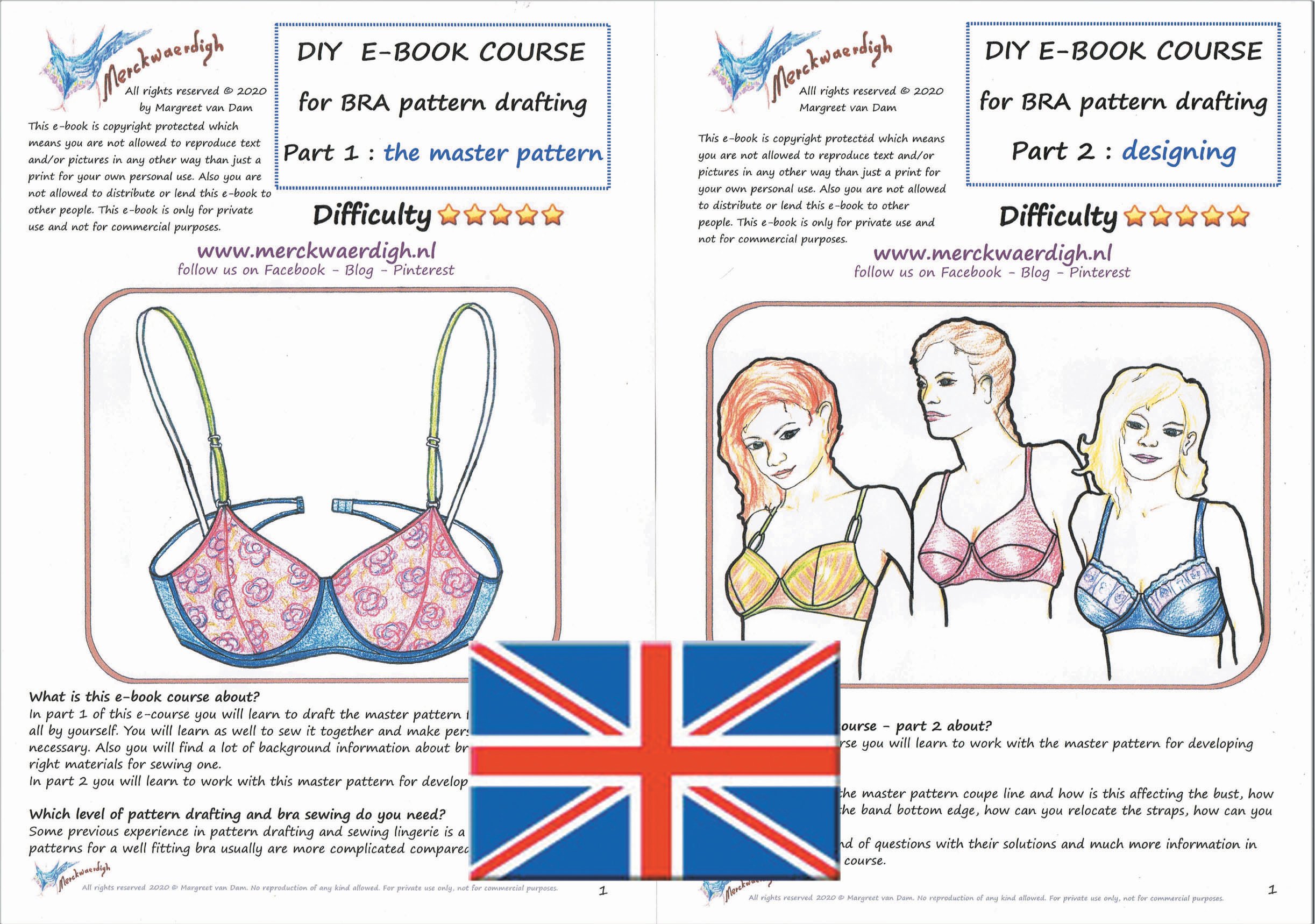 E-book FULL-Course for BRA Pattern Drafting by Merckwaerdigh - Payhip