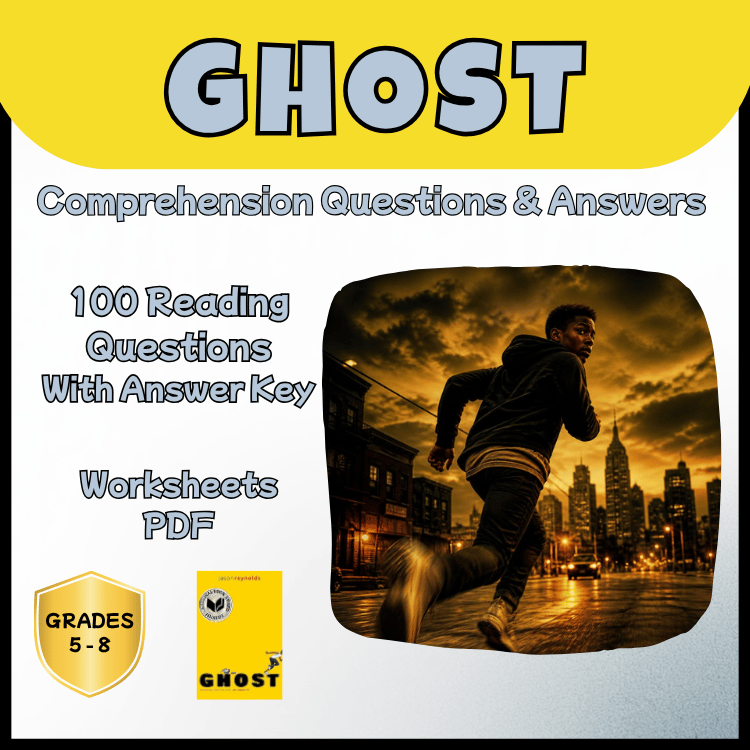 Ghost Comprehension Questions and Answer Key PDF | Jason Reynolds Novel ...