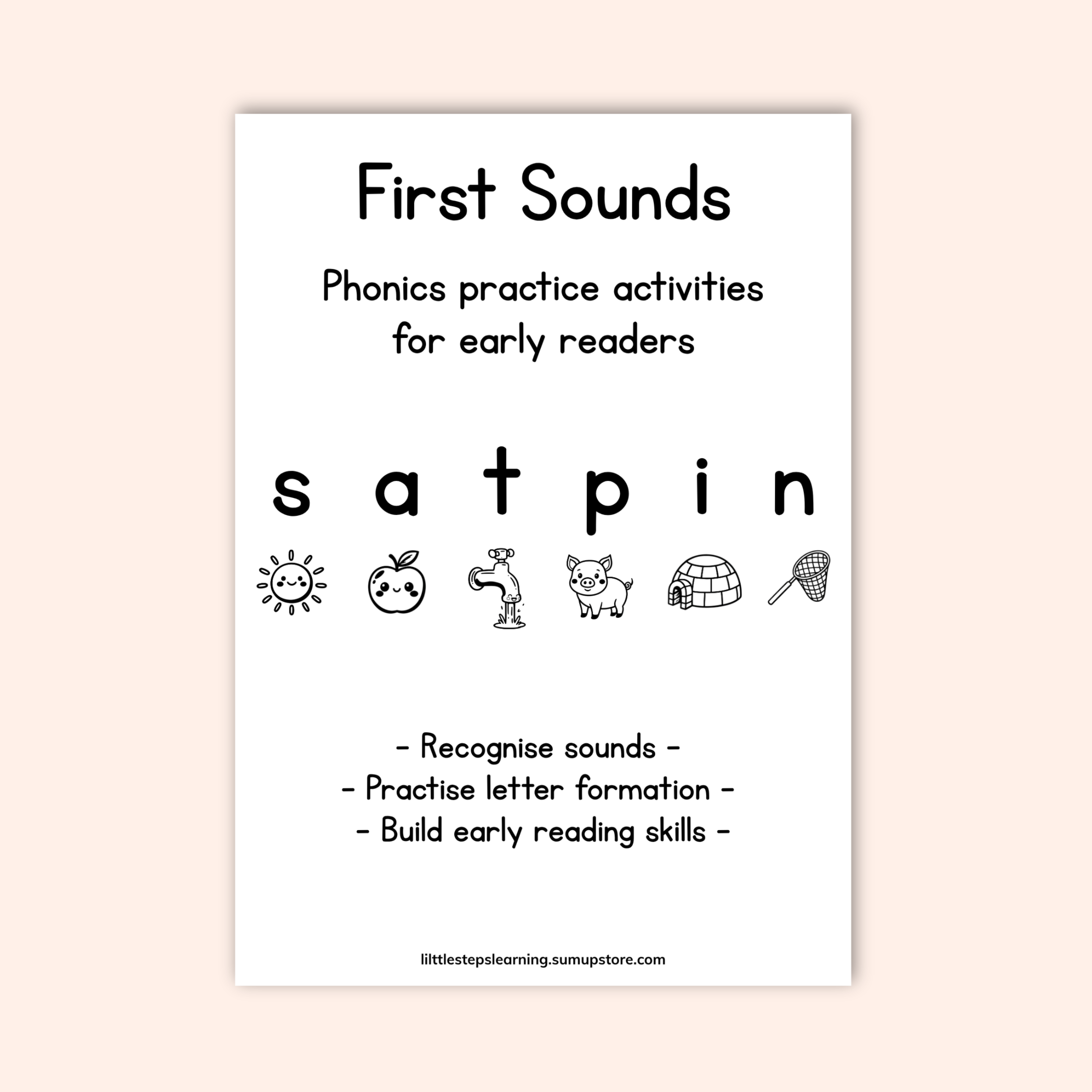 First Sounds Activity Pack (1)- SATPIN (Digital Download)
