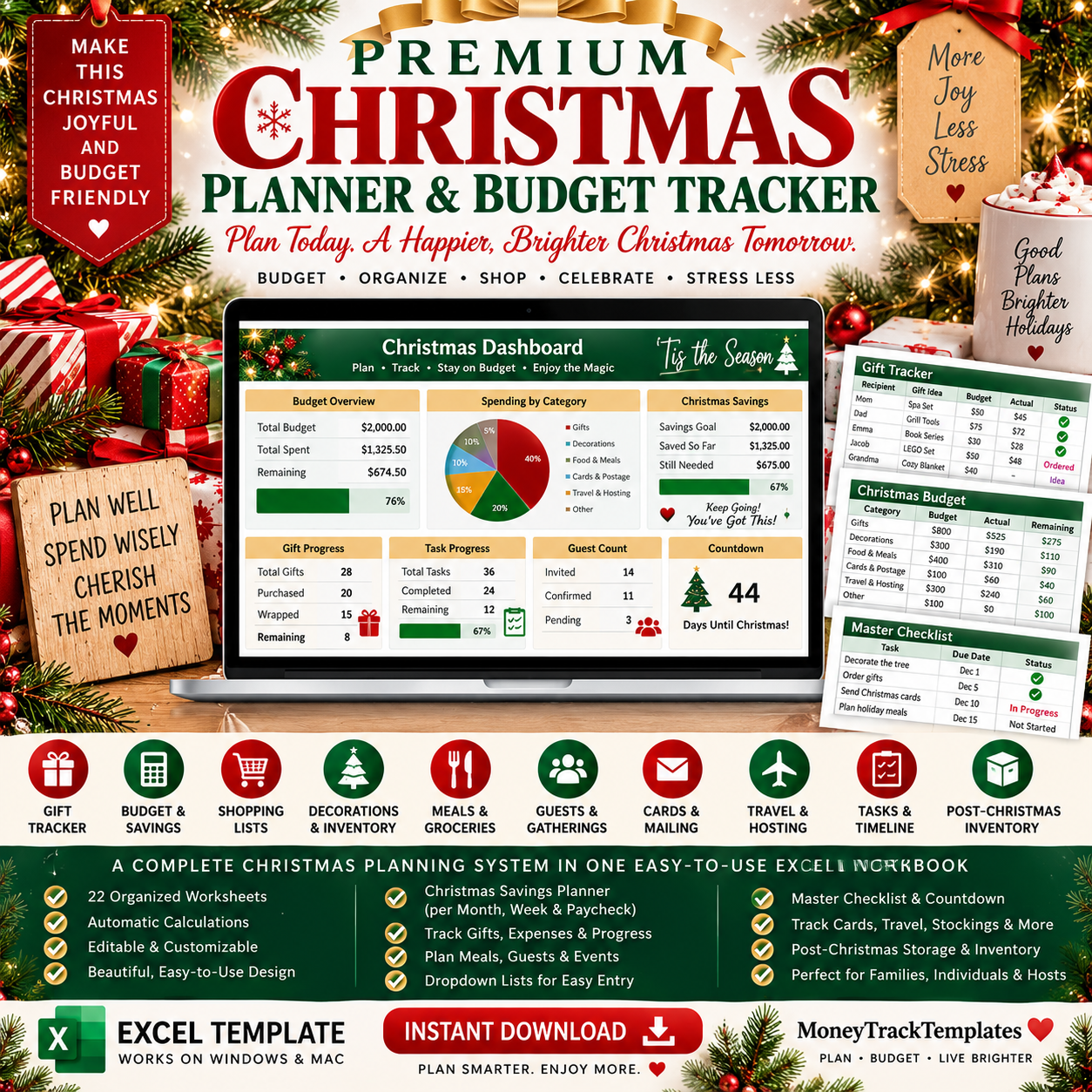 MoneyTrackTemplates | Money Trackers, Planners & Digital Templates