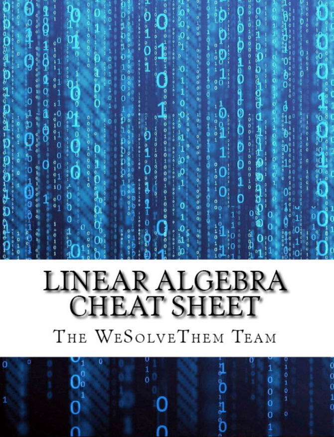 Linear Algebra Cheat Sheet - Payhip