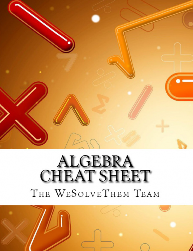Algebra Cheat Sheet