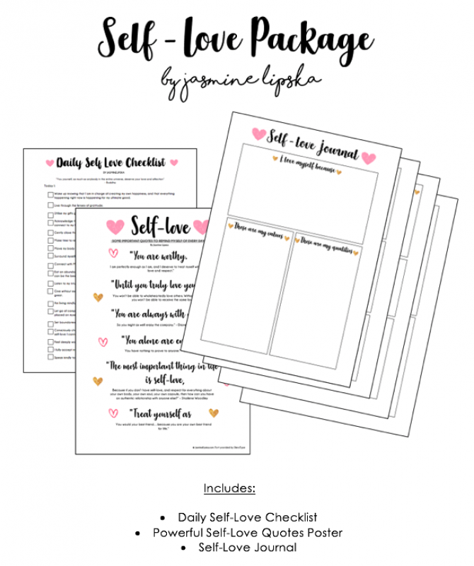 Self-Love Package by Jasmine Lipska - Payhip