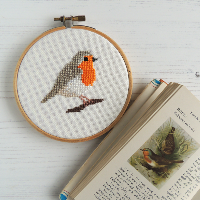 Robin cross stitch pattern - Payhip
