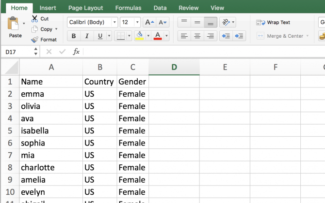 Name Gender Database - EXPERT PACK - Payhip