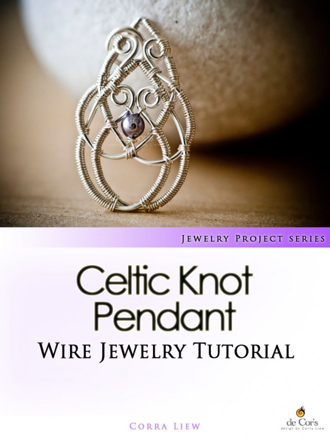 Wire Wrapped Jewelry Tutorial - Celtic Knot Pendant, Wire Jewelry Tutorial, DCHMT009